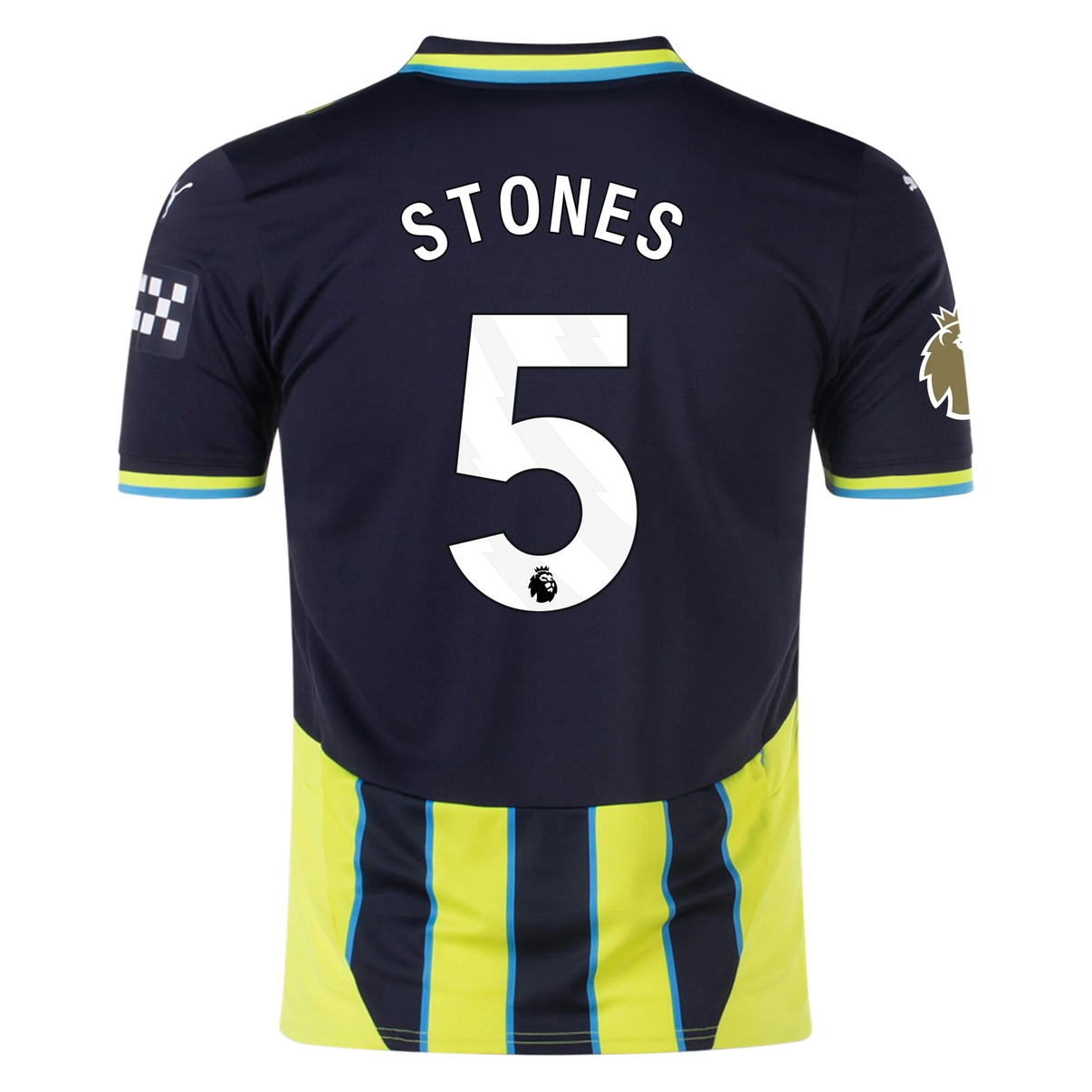Puma Manchester City John Stones Away Jersey w/ EPL + Club World Cup P ...